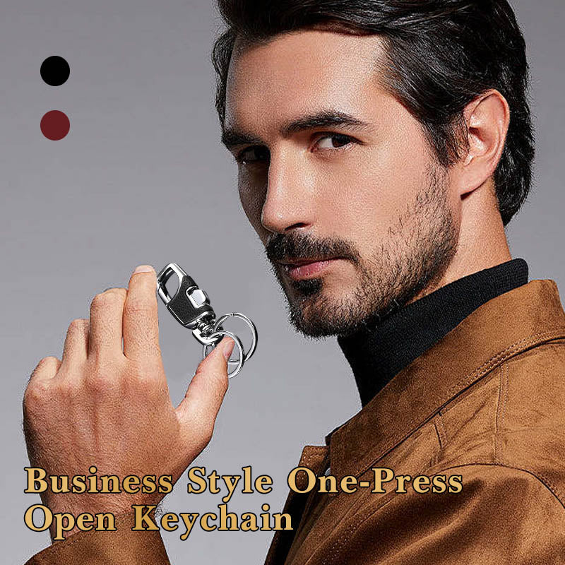 Business Style One-Press Open Keychain – bestyouu